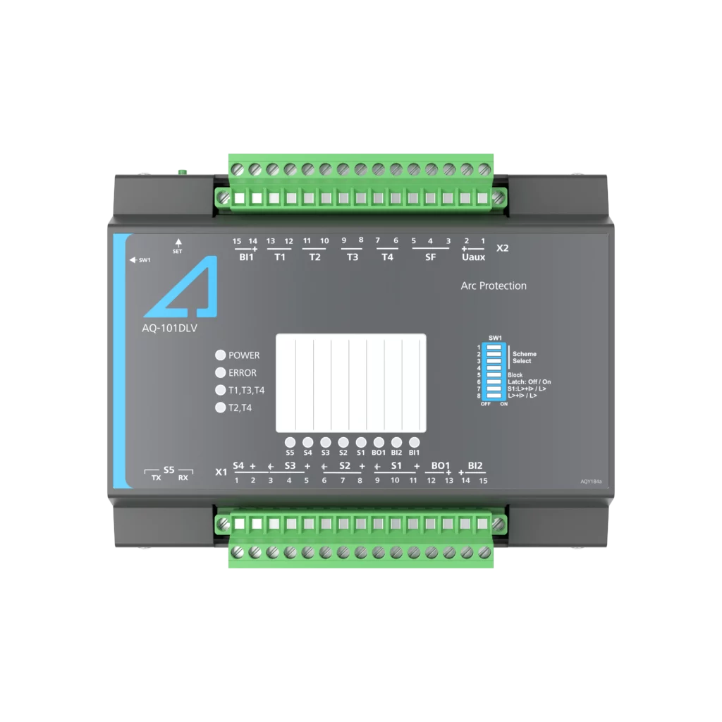AQ-101DLV Arc flash protection device - Arcteq